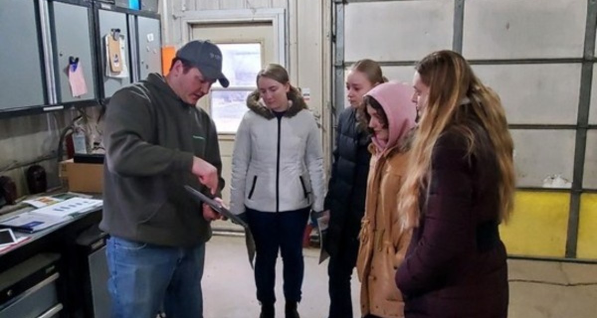 Minnesota State Students Visit Ziegler Farms - Crystal Valley